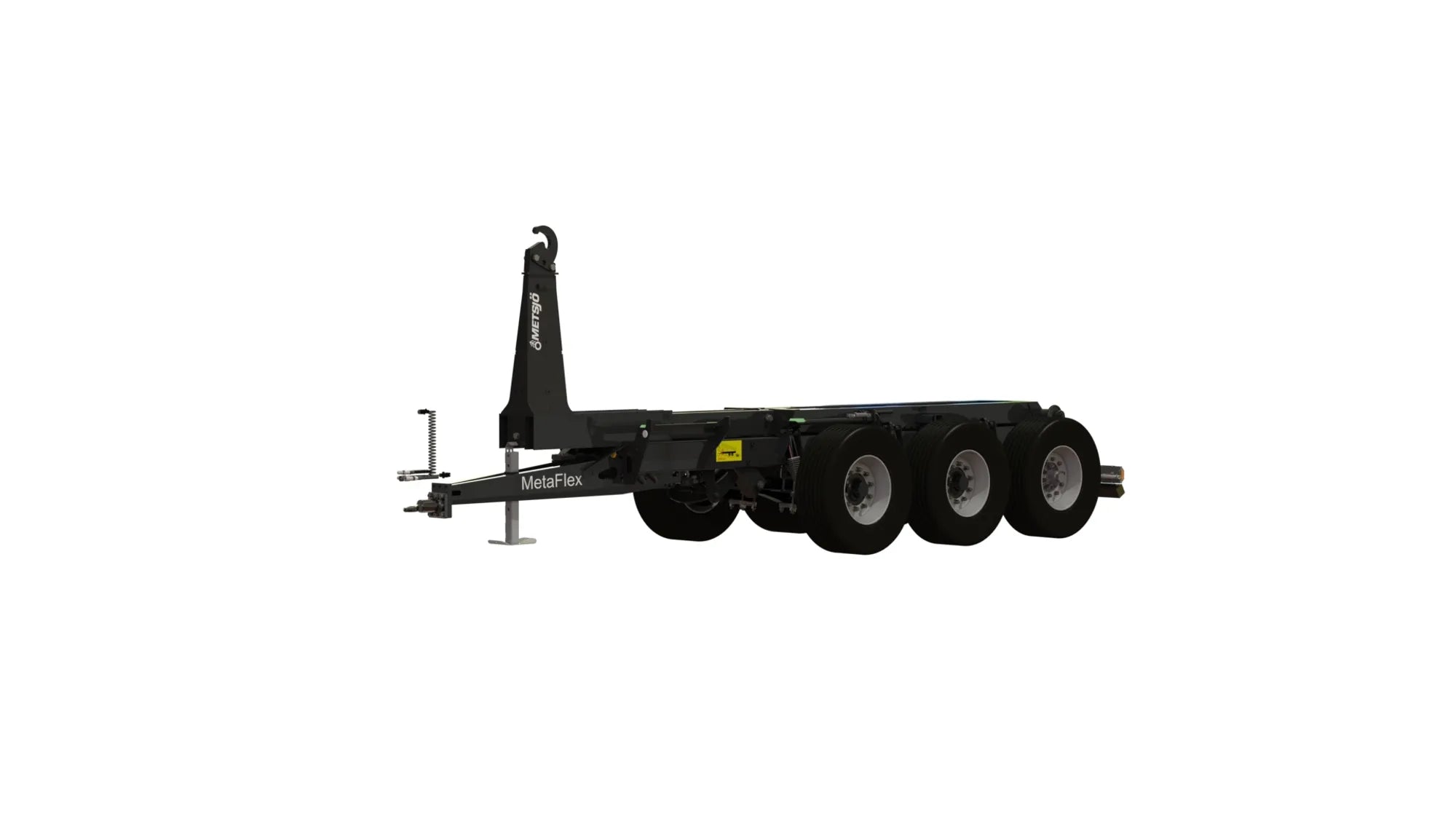 MetaFlex 50-65 Hook Lift Trailer Tridem 385/65x22,5 Hydr. Suspension ...